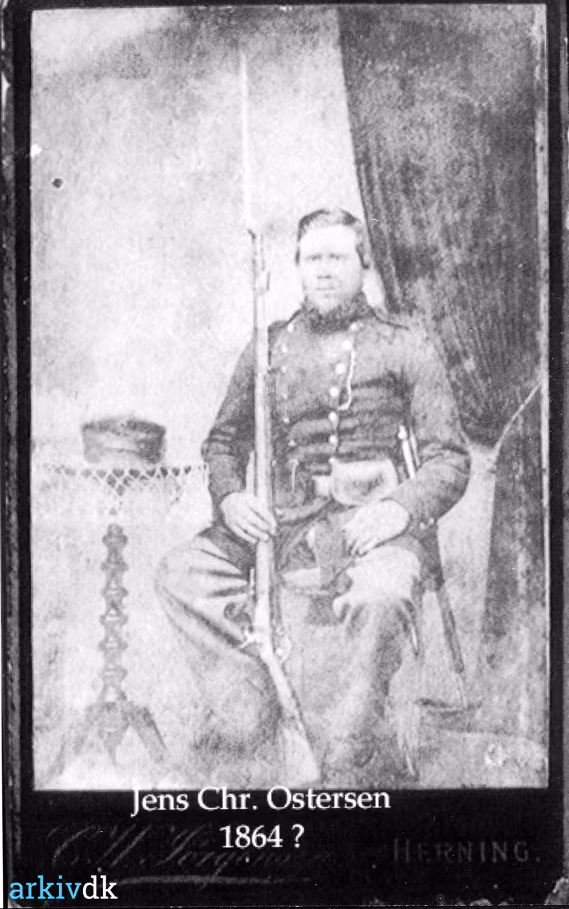arkiv.dk | Jens Chr. Ostersen - soldat i 1864