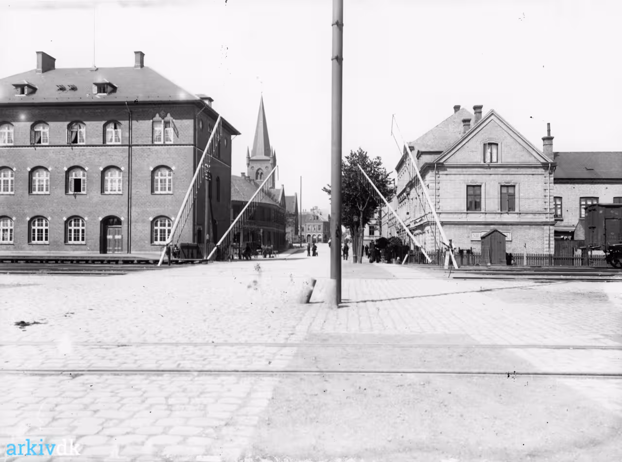 arkiv.dk | Havnegade i Vejle, 1903