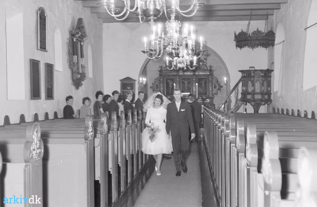 arkiv.dk | Bryllup i Snejbjerg - Malermester Erlandsen