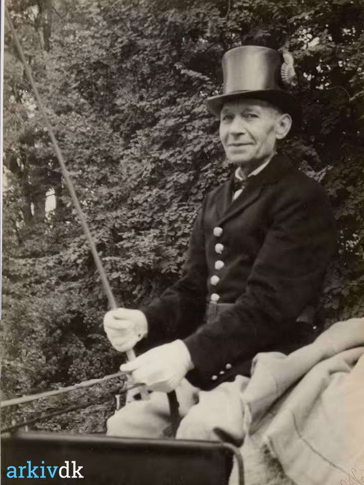 arkiv.dk | Kusk Niels Peter Hansen Kusk på Kongstedlund