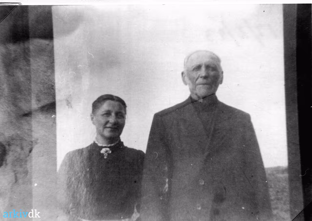 arkiv.dk | Portræt: Christen Pedersen (Balle) og Karen Marie Albertsen