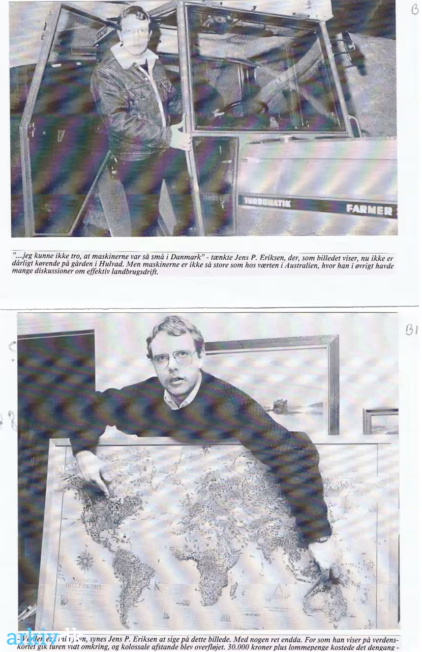 arkiv.dk | Jens P. Eriksen, Vejlevej 8, Hulvad, 6650 Brørup. 1989