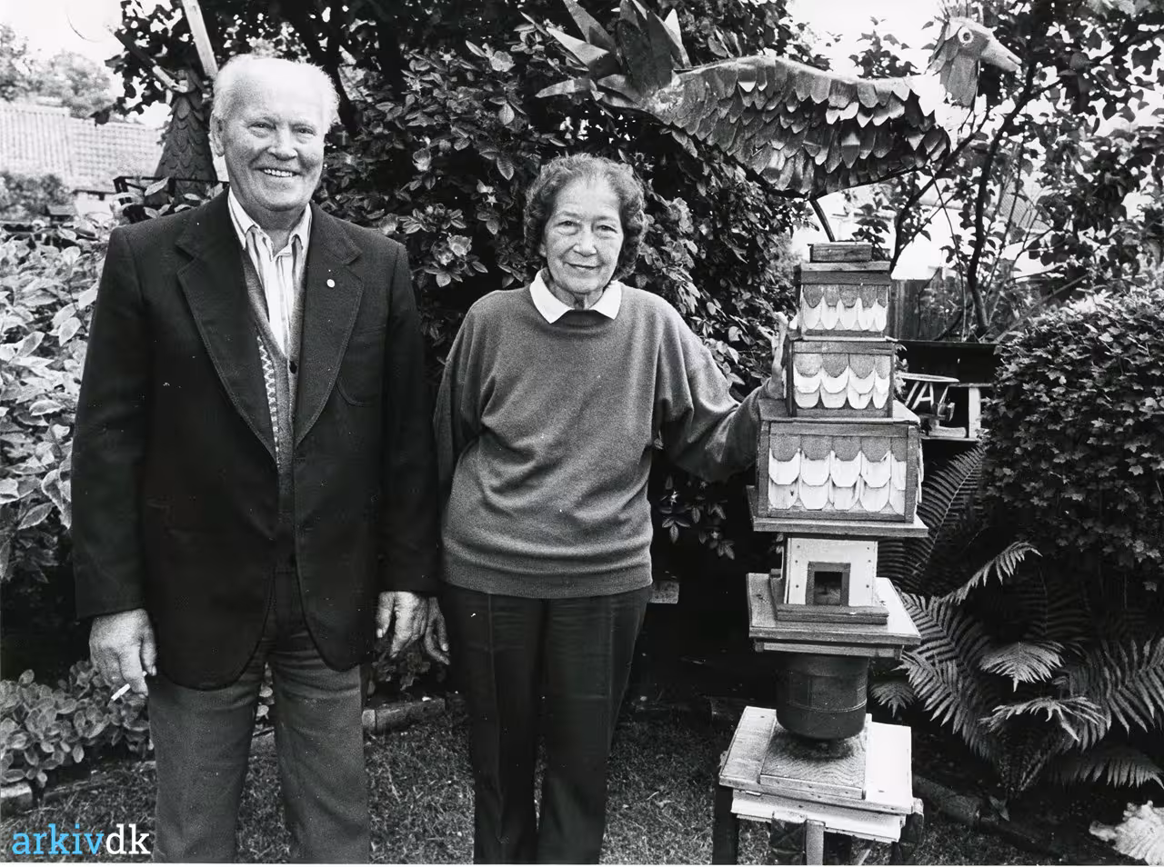 arkiv.dk | Ægteparret Karen og Knud Erik Eliasson fejrer guldbryllup