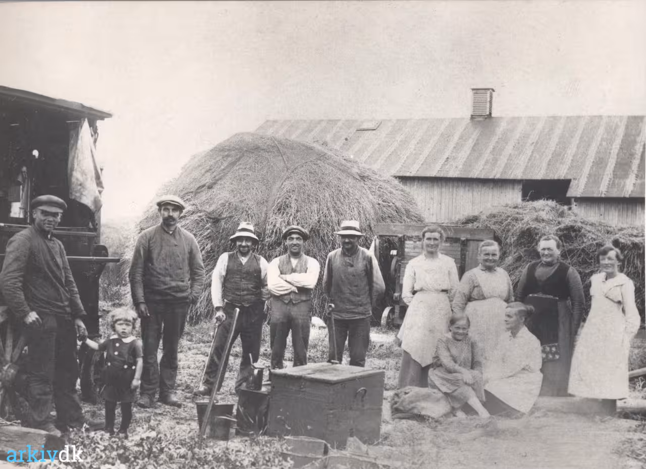 arkiv.dk | Tærskeværket Skanakren, Kramnitse, Gloslunde, 4983 Dannemare