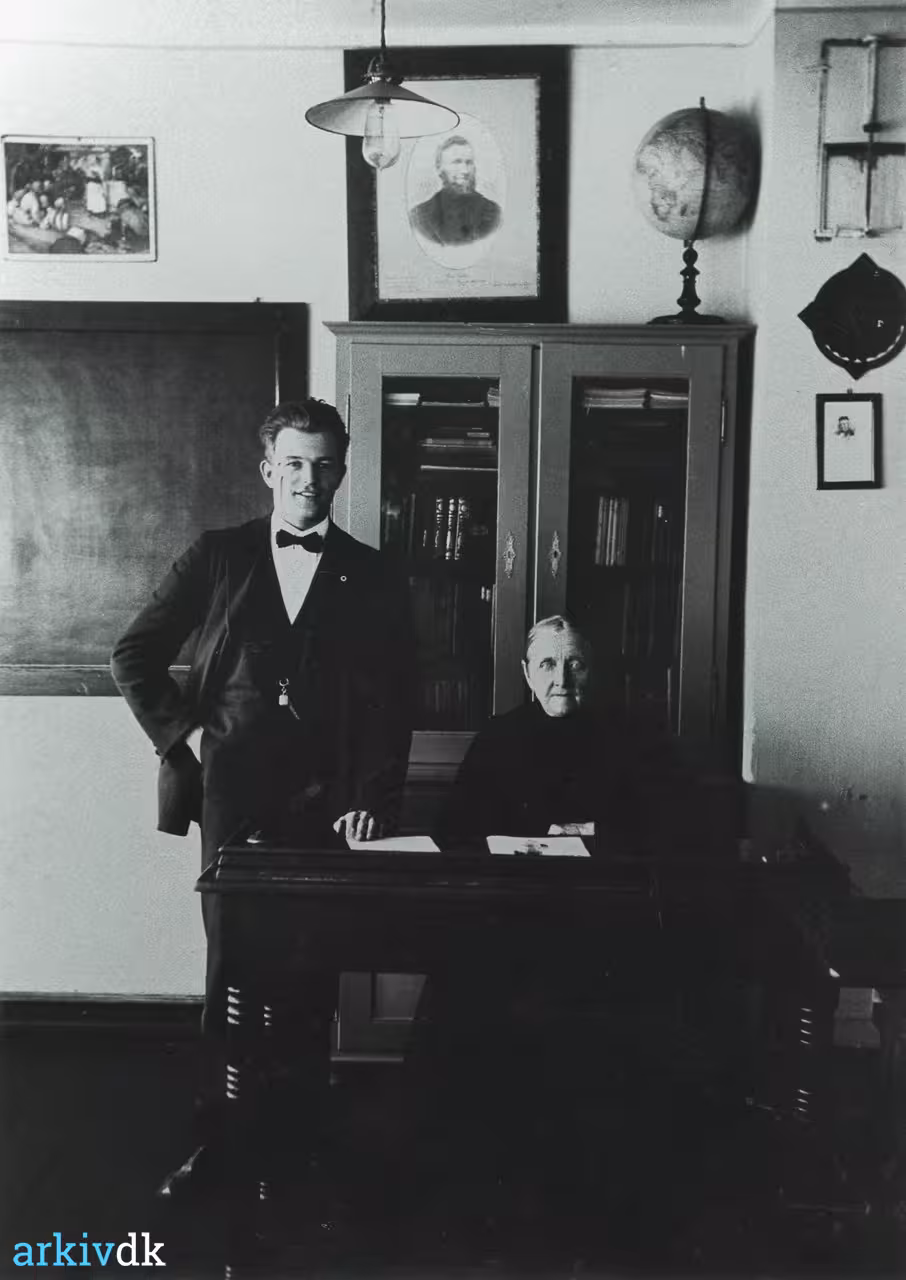 arkiv.dk | Maren Nielsen og Rasmus Mikkelsen, Stige Friskole