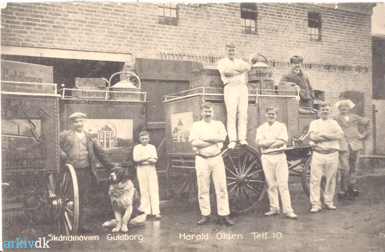 arkiv.dk | Skandinavien, Guldborg. Harald Olsen bagermester.