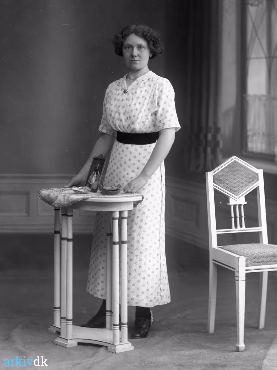 arkiv.dk | Portræt - Hanna Hansen, 1915