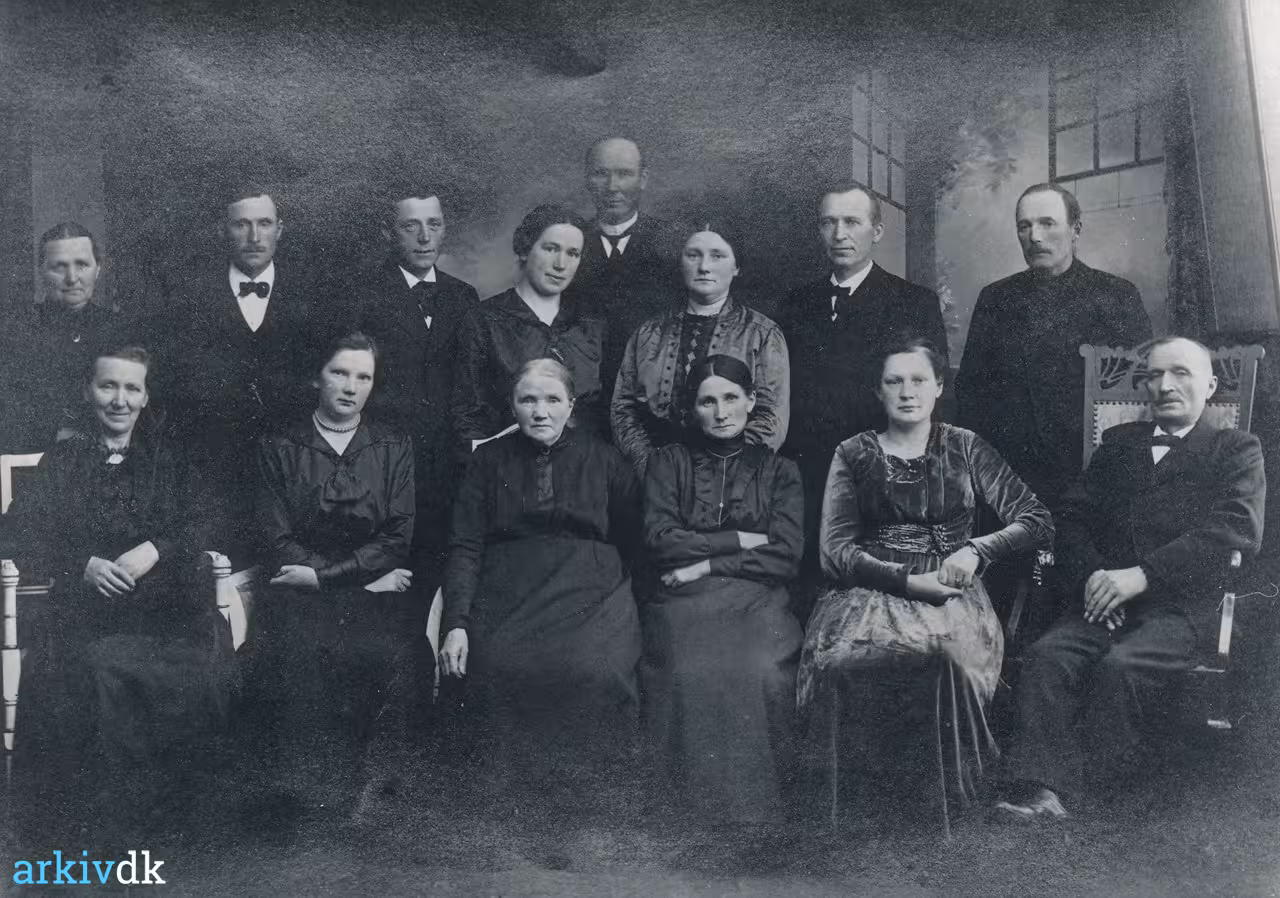 arkiv.dk | Familiebillede med Knud Pedersen