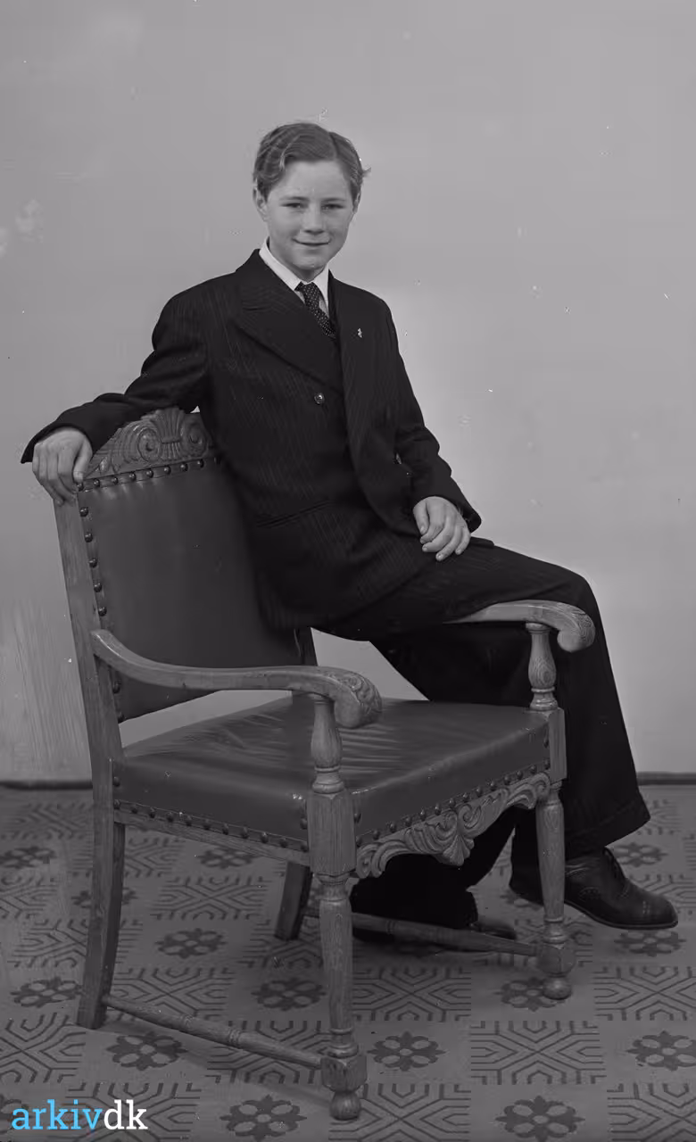 arkiv.dk | Slagter Hansens søn Svend Aage