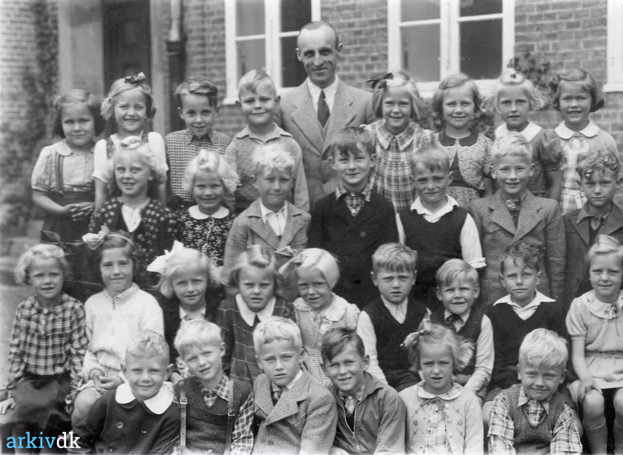 arkiv.dk | Ahlmann-Skolen Klassebillede