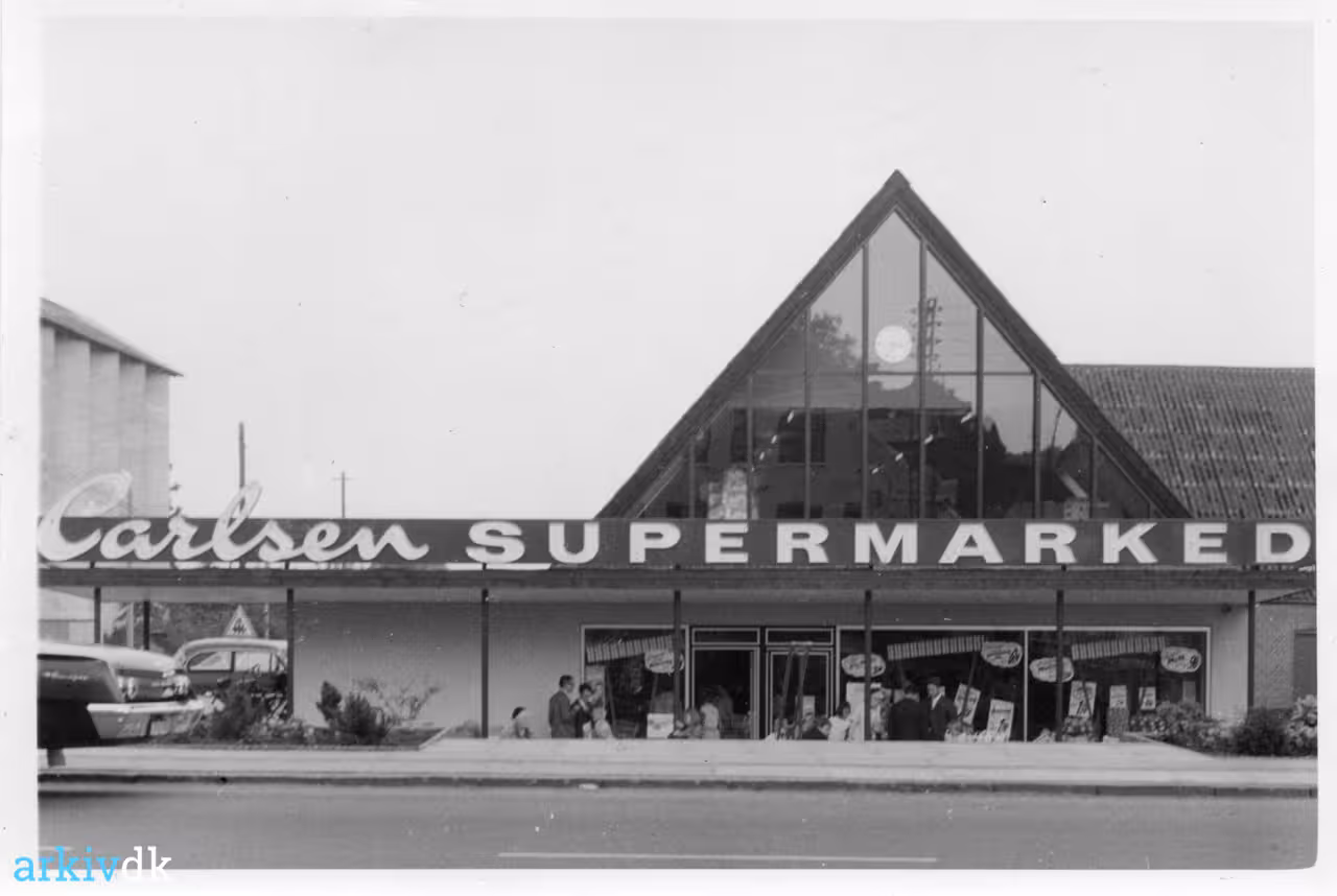 arkiv.dk | Carlsen Supermarked, Skødstrup sogn