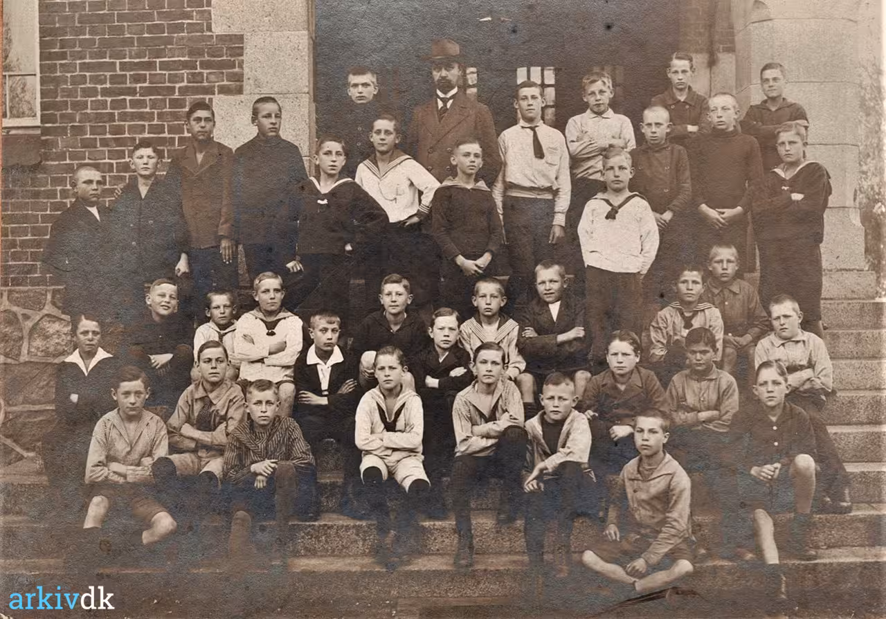 arkiv.dk | Ahlmann-Skolen Klassebillede