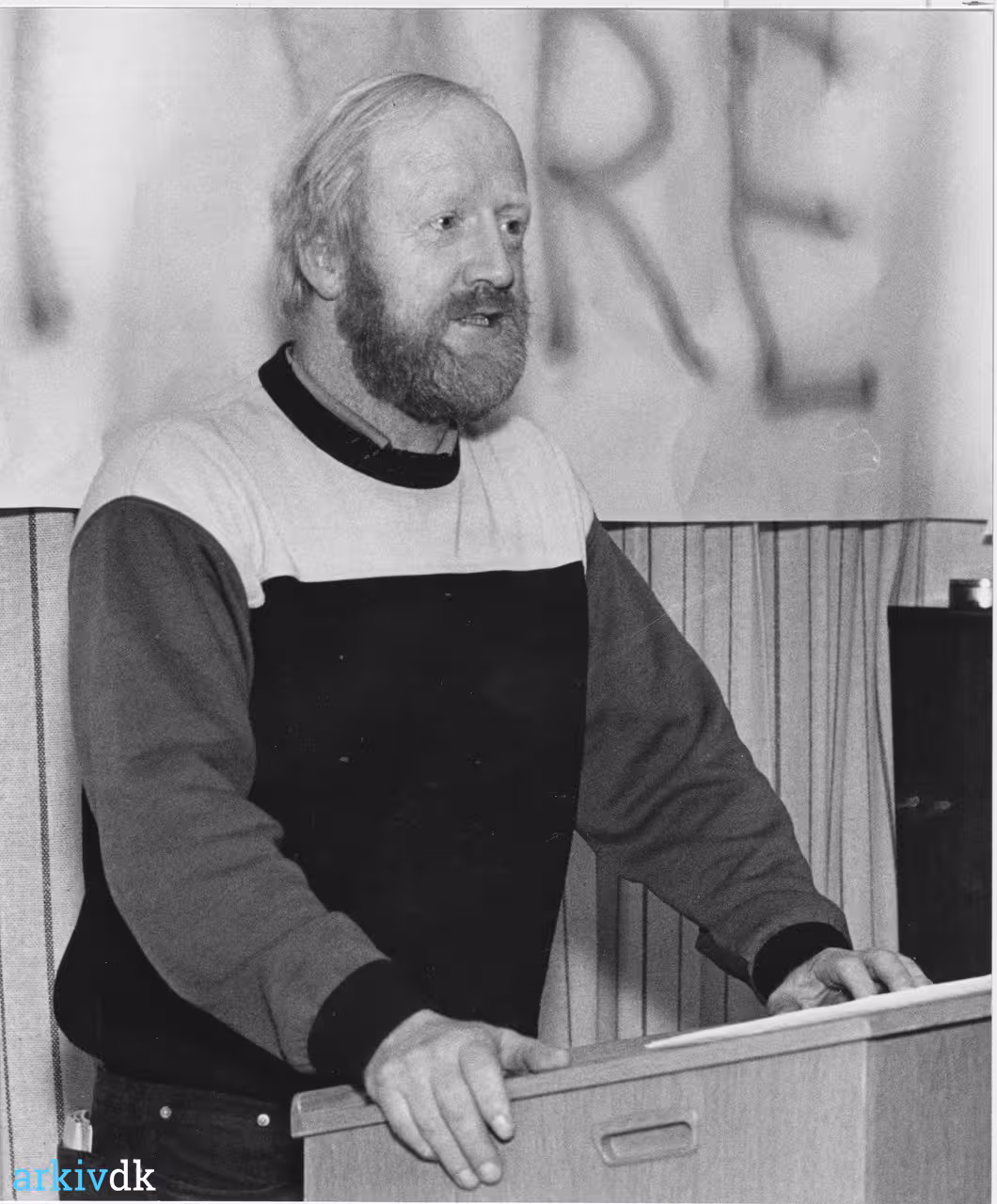 arkiv.dk | Skolebestyrelsesformand ved Bjedstrup skole Flemming Hoberg Nielsen.