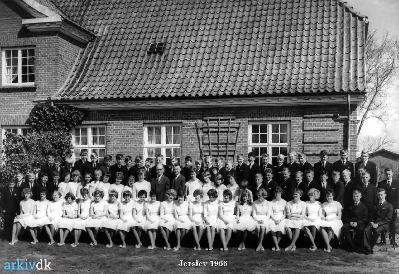 arkiv.dk | Konfirmander 1966 9740 Jerslev