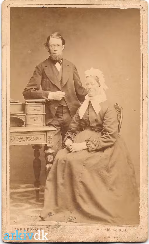 arkiv.dk | Korsholm Pedersen, Jesper (1800-1879 ) og Ellen Kirstine Korsholm ( f Pedersdatter ...