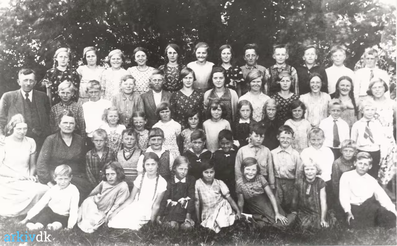 arkiv.dk | Elever Tostrup 1933