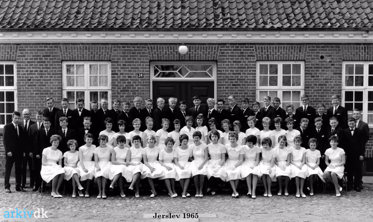 arkiv.dk | konfirmander maj 1965 9740 Jerslev