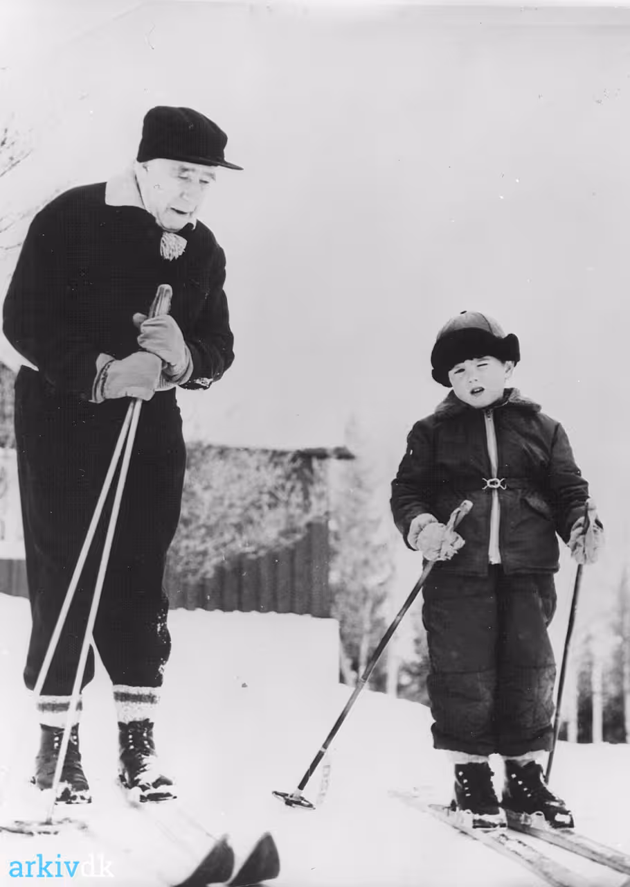 arkiv.dk | Niels Bohr and Vilhelm Bohr