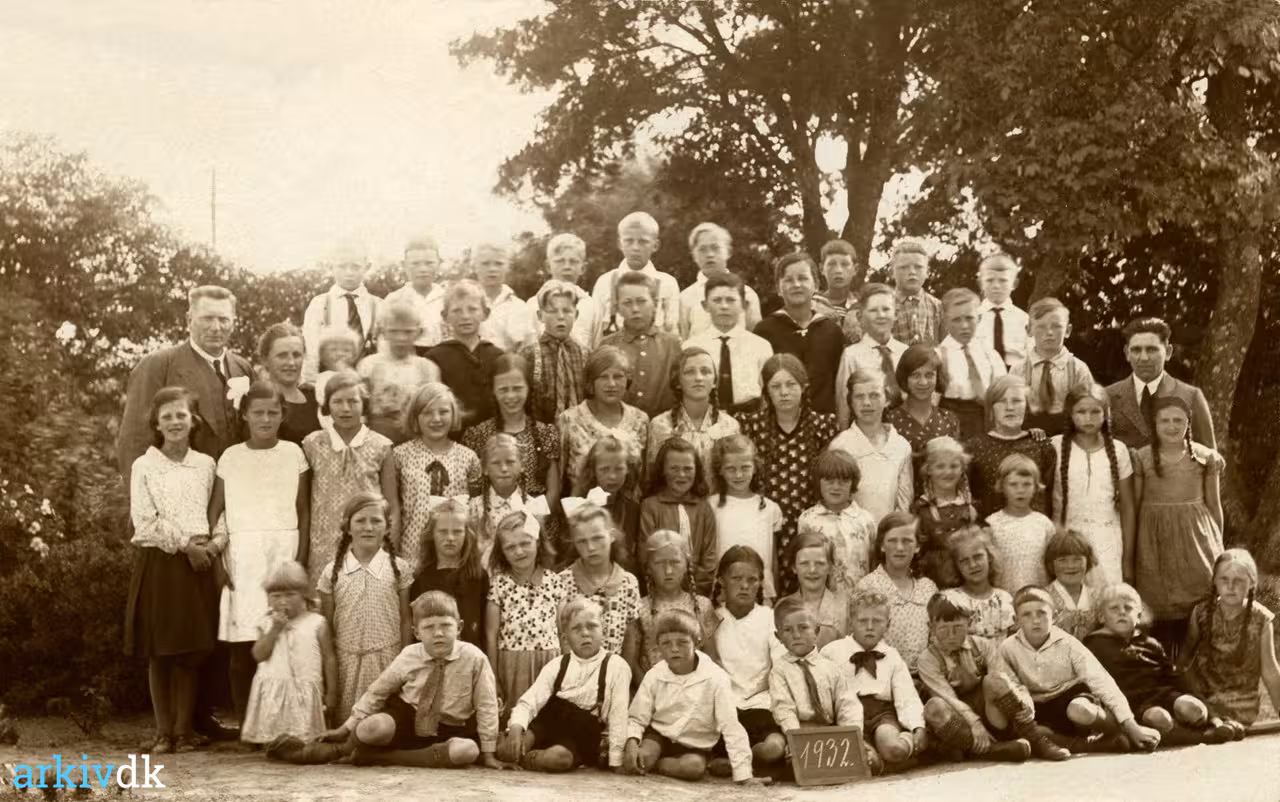 arkiv.dk | Nustrup Skole, elevbillede