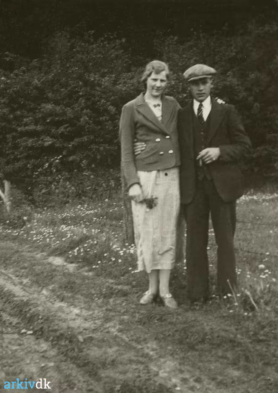 arkiv.dk | Paula og Niels Petersen. Kastvrå.