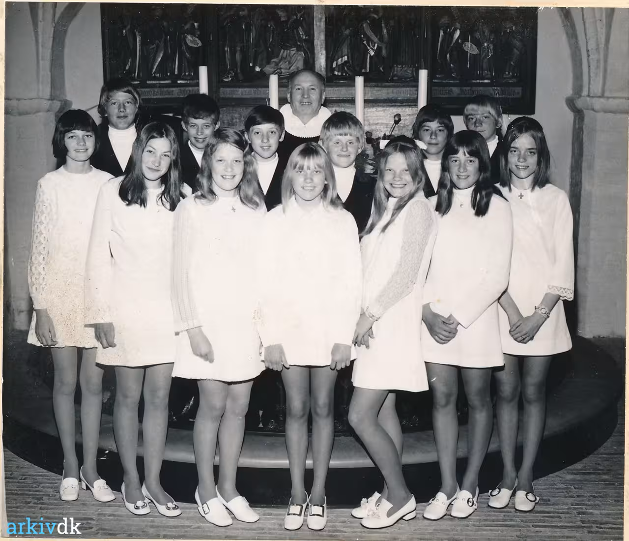 arkiv.dk | Konfirmationsbillede 1971