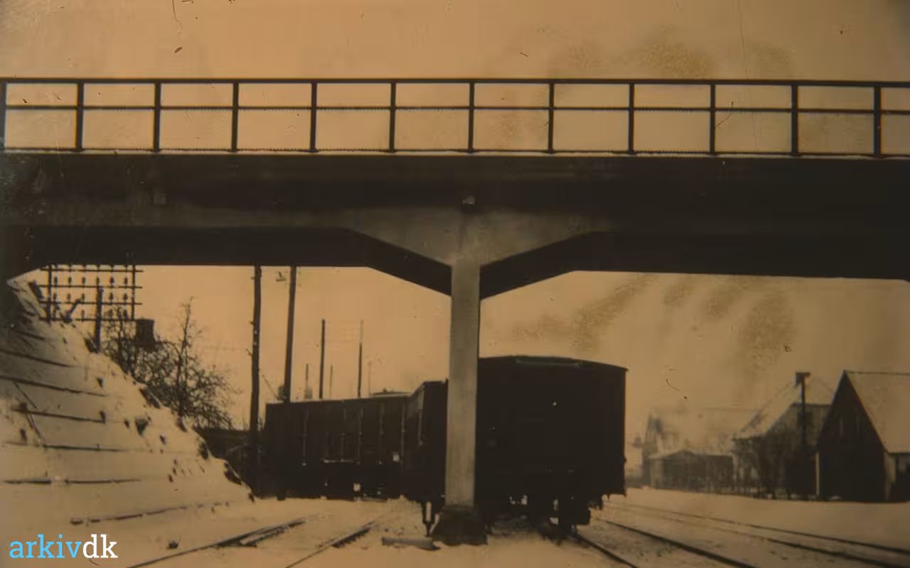 arkiv.dk | Lunderskov Station, Torvet 2, *6640 Lunderskov. Sabotage på ...