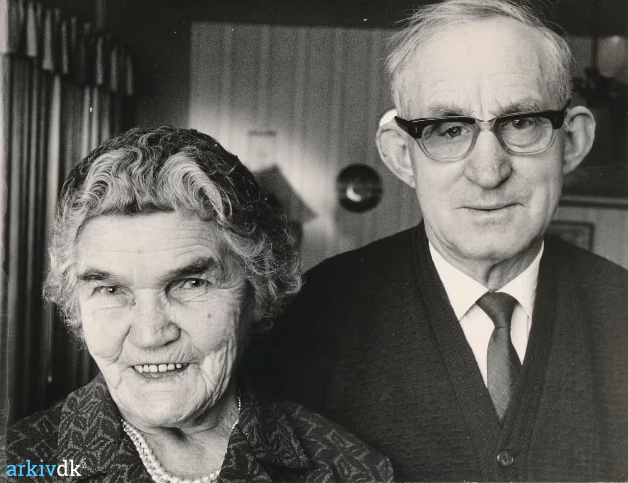 arkiv.dk | Guldbryllup hos Ludorika og Alfred Fransen, Vemmetofte