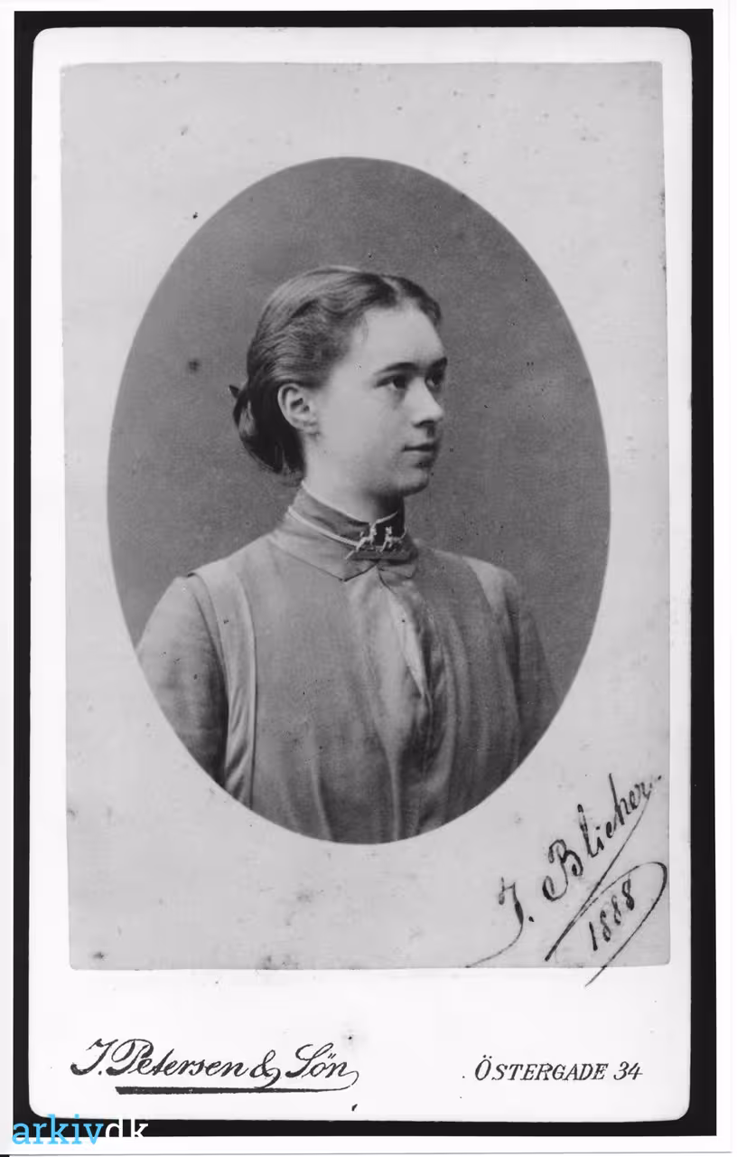 arkiv.dk | Motiv: Forfatterinden Jenny Blicher-Clausen