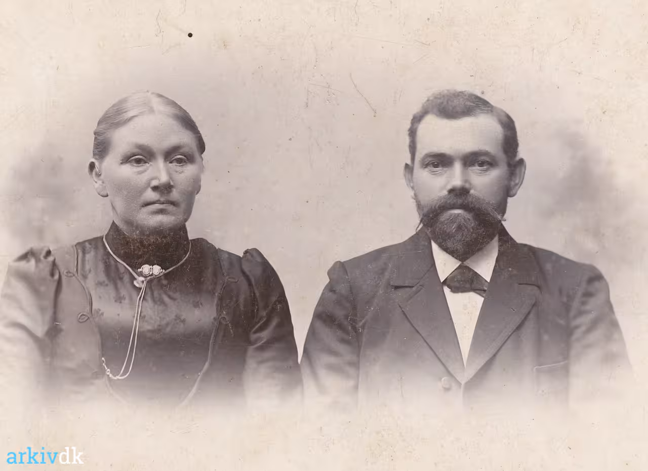 arkiv.dk | Martine og Niels Clausen.