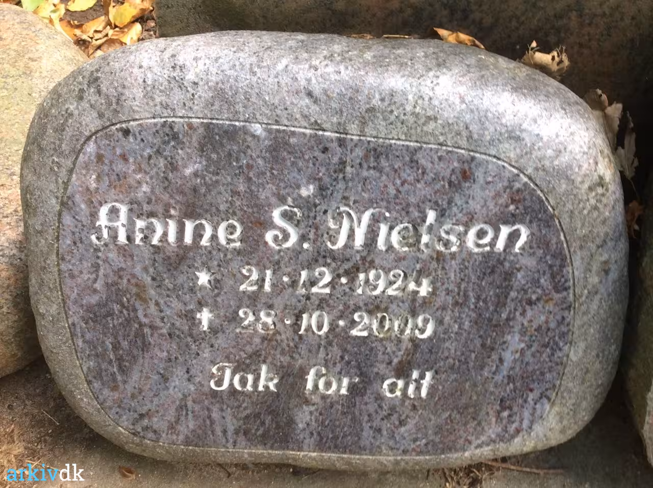 arkiv.dk | Nielsen, Anine ( 1924-2009) Født Patsche. Var gift med Henry Nielsen.