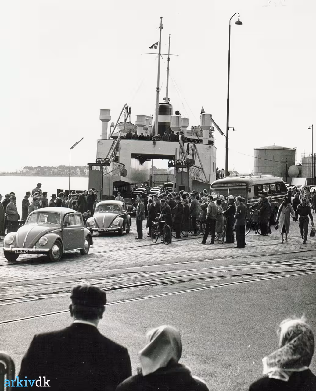 arkiv.dk | Langelandsfærge, Nakskov Havn.