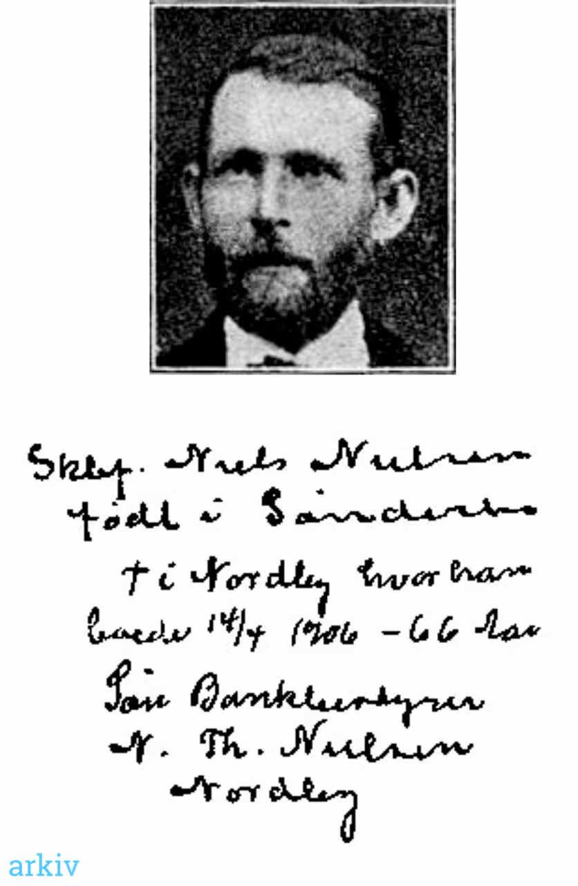 arkiv.dk | Niels Nielsen (1839-1906). Skibsfører. Skibsreder. Ekviperingshandler. Portræt.