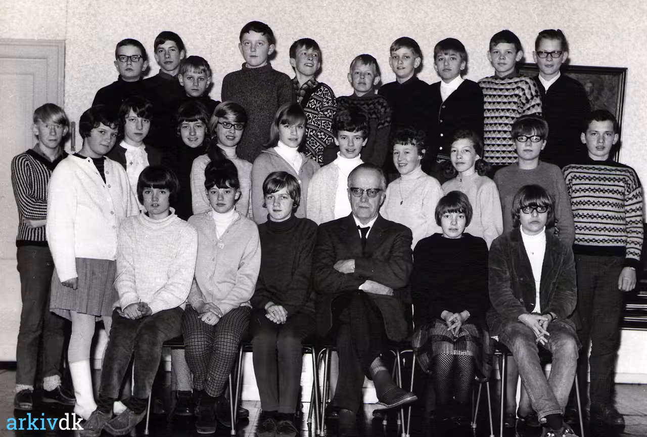 arkiv.dk | Lemvig Valgmenighed, konfirmander 1967