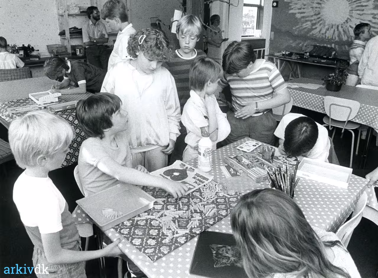 arkiv.dk | Mønsted skole, elever ca. 1985.
