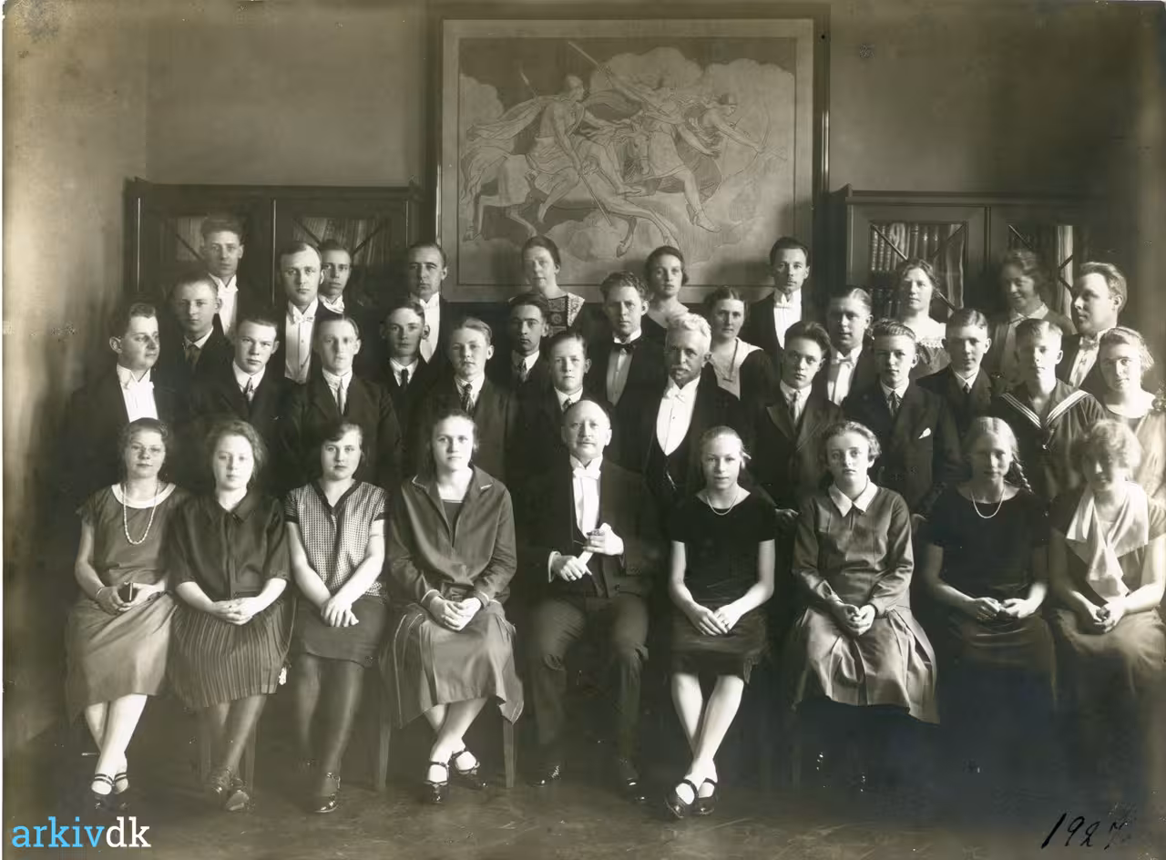 arkiv.dk | Duborg-Skolen, Flensborg, 1927