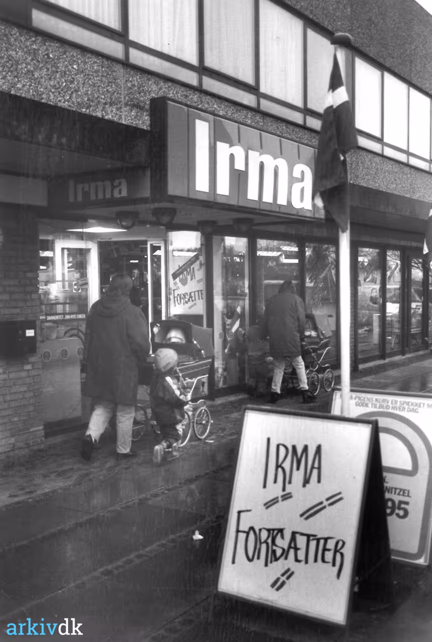 arkiv.dk | Irma i Fredensborg fortsætter, o. 1992.