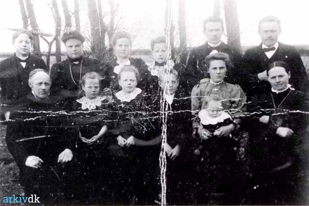 arkiv.dk | Meldgård, familien Jensen