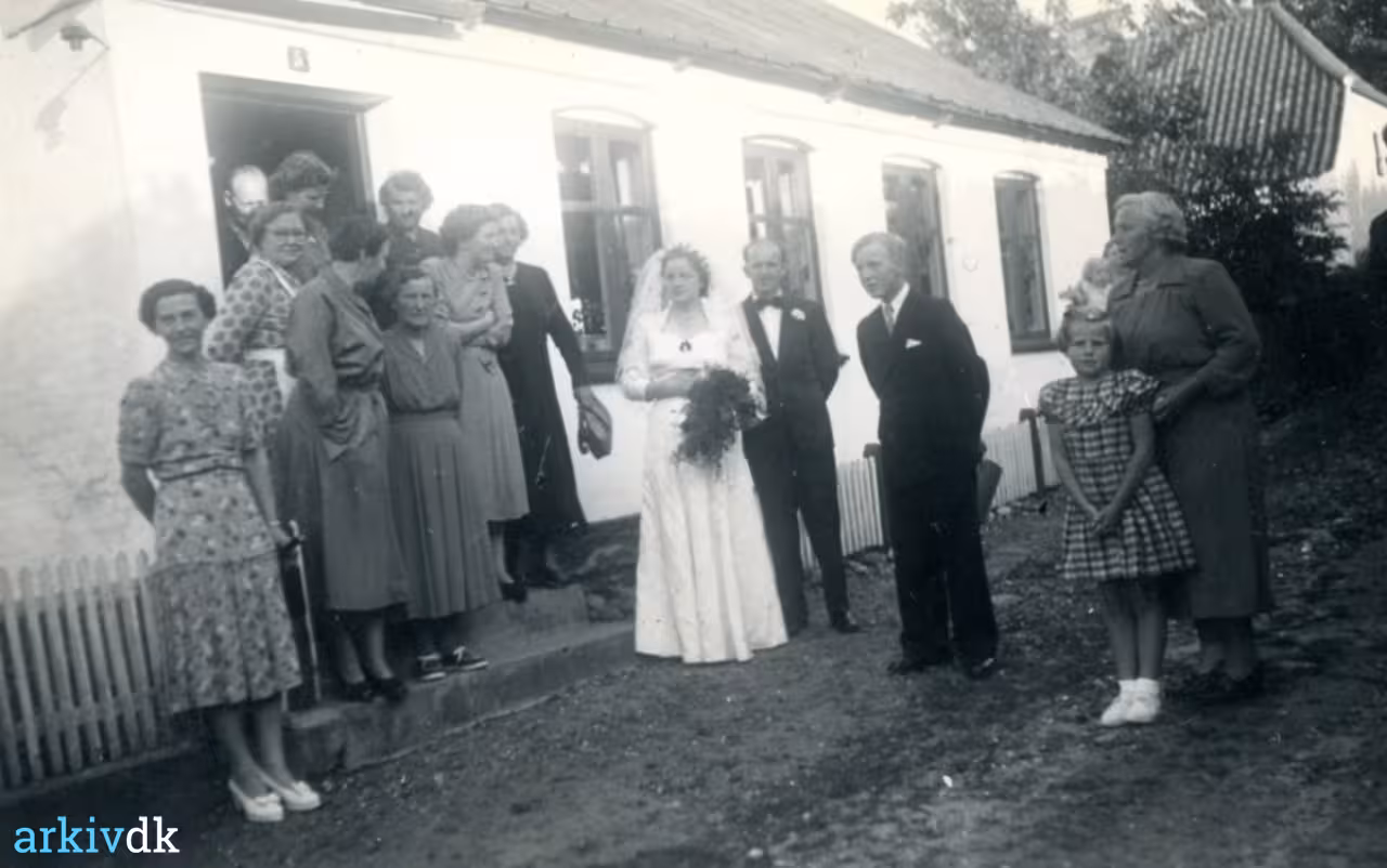 arkiv.dk | Gudrun og Henry Sørensen, Kongerslev Familiefoto