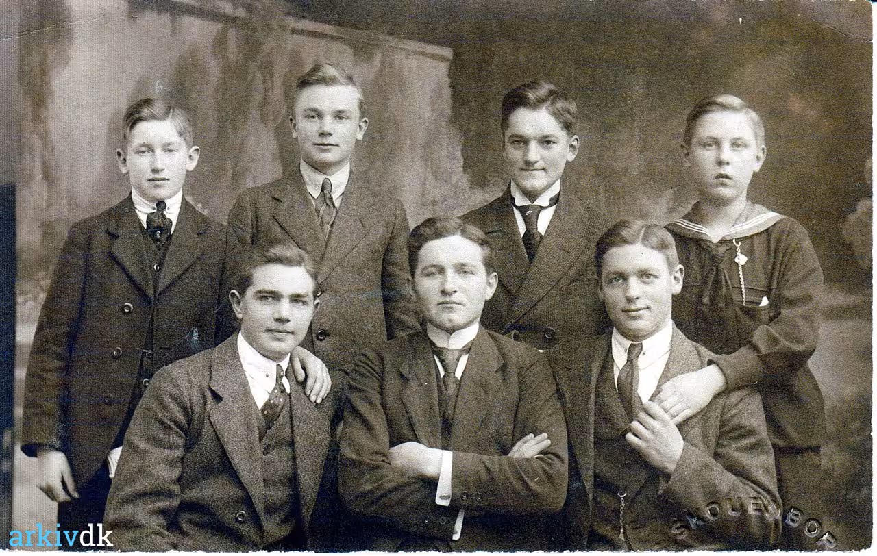 arkiv.dk | Skanderup Ungdomsskole gruppebillede