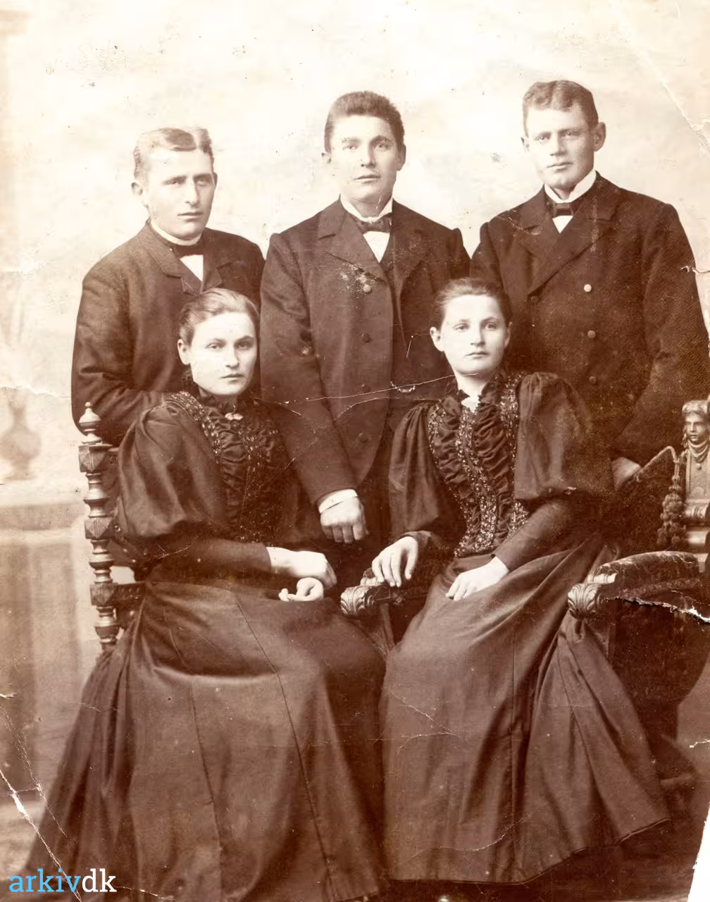 arkiv.dk | Børn af Familien Hansine Sørensen og Jens Pedersen Veddum