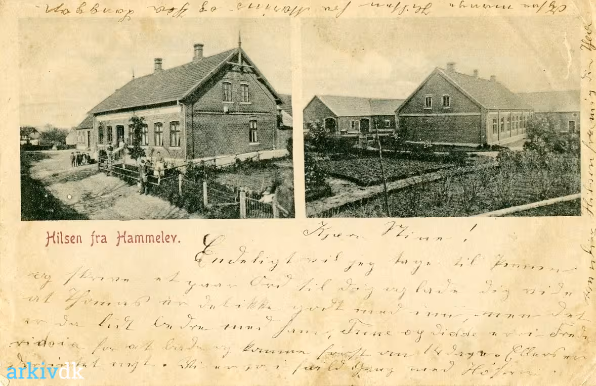 arkiv.dk | Motiv fra Hammelev.