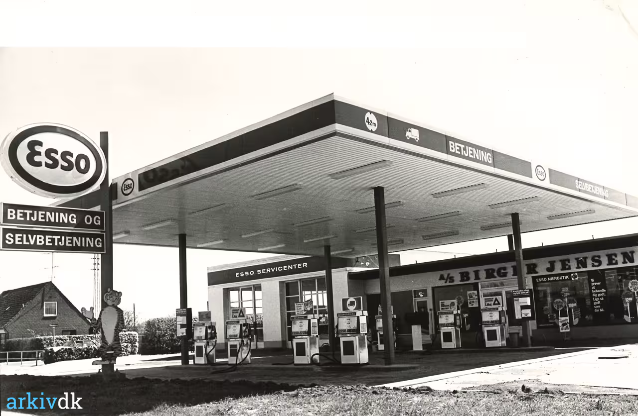 arkiv.dk | Tankstation, Sæby