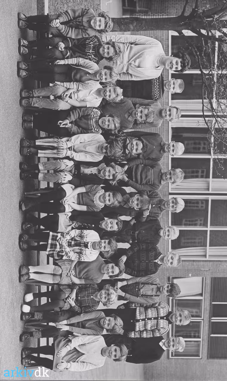 arkiv.dk | Aulum Byskole 1966 Lærer: Ellen hansen 2.A