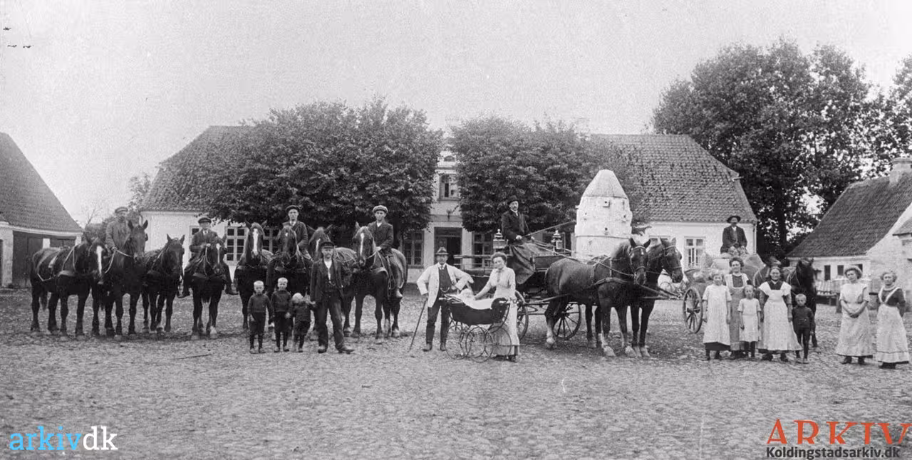 arkiv.dk | Sdr. Bjert, Binderup. Gården Kellerup.