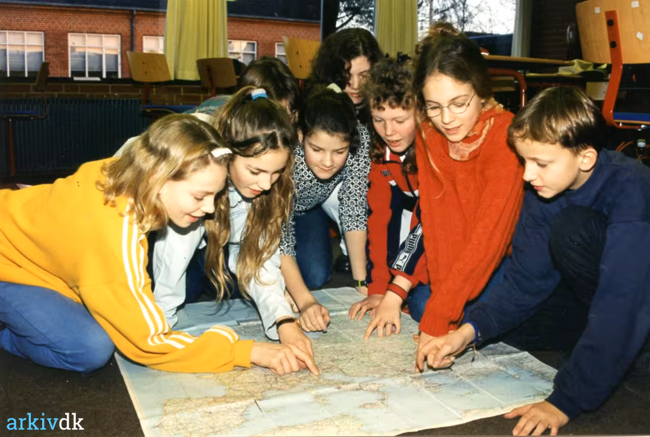 arkiv.dk | Elever på Stoholm Skole 1998.