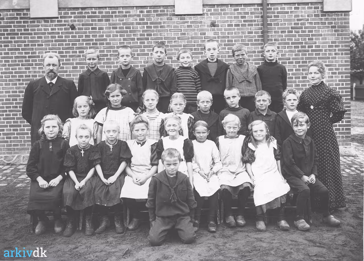 arkiv.dk | Klassebillede: Østre Skole