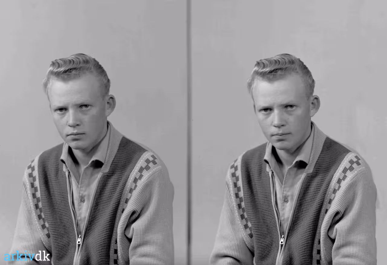 arkiv.dk | Ole Vang, Strenghøjgård, Lystrup.