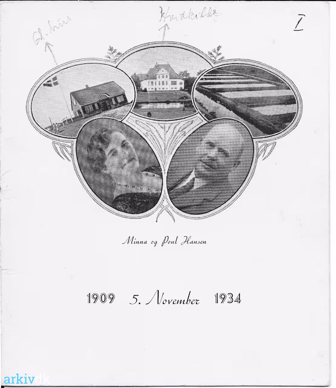 arkiv.dk | Minna og Poul Hansen, fiskeeksportør, Hvidkilde, Storegade 44, 6640 Lunderskov ...