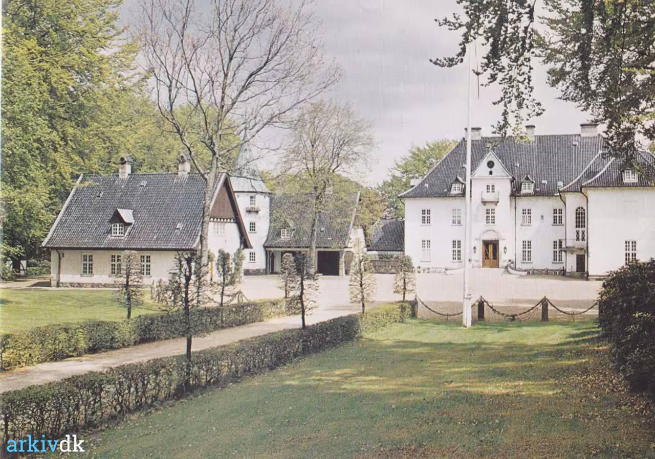 arkiv.dk | Rye Nørskov Gods ved Gl. Rye.