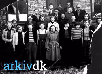 arkiv.dk | Konfirmation. Asperup-Roerslev .Thaning 1951